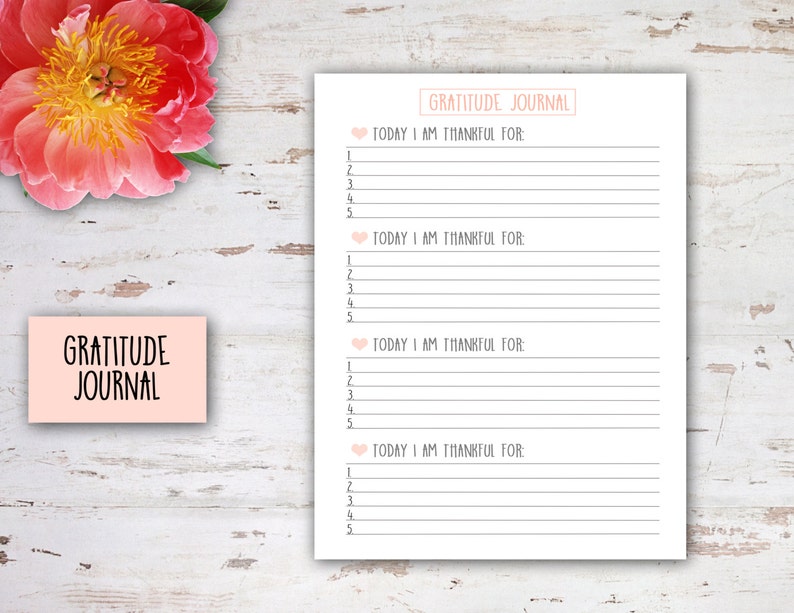Bible Journaling Printable Gratitude Journal Prayer Filofax | Etsy