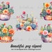 Watercolor Succulent Clipart, Cute Watercolor Cactus Clipart, Succulent ...