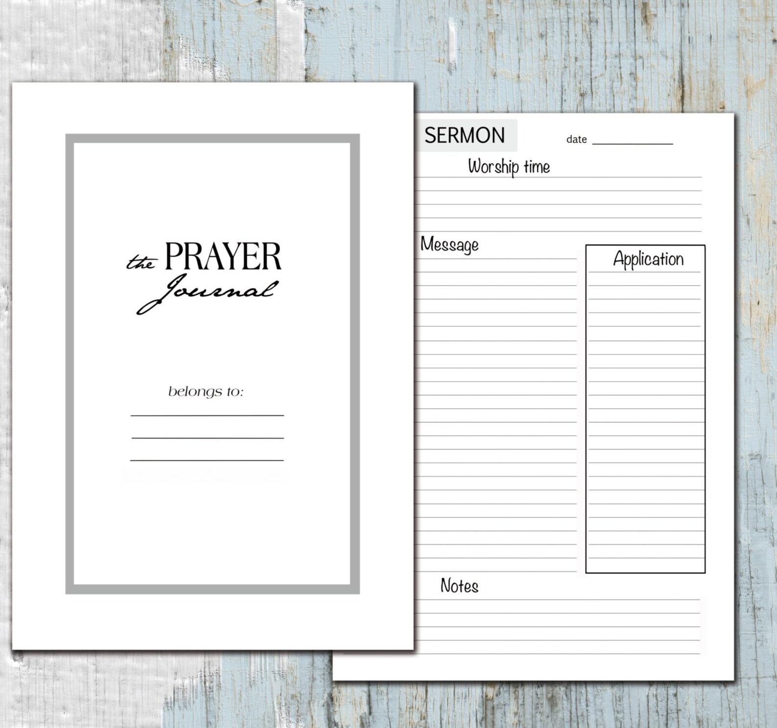 Prayer Journal Christian Planner Bible Study Gratitude - Etsy