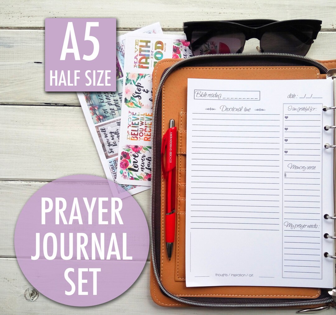 Prayer Journal, Bible Study, Christian Planner, Daily Devotional ...