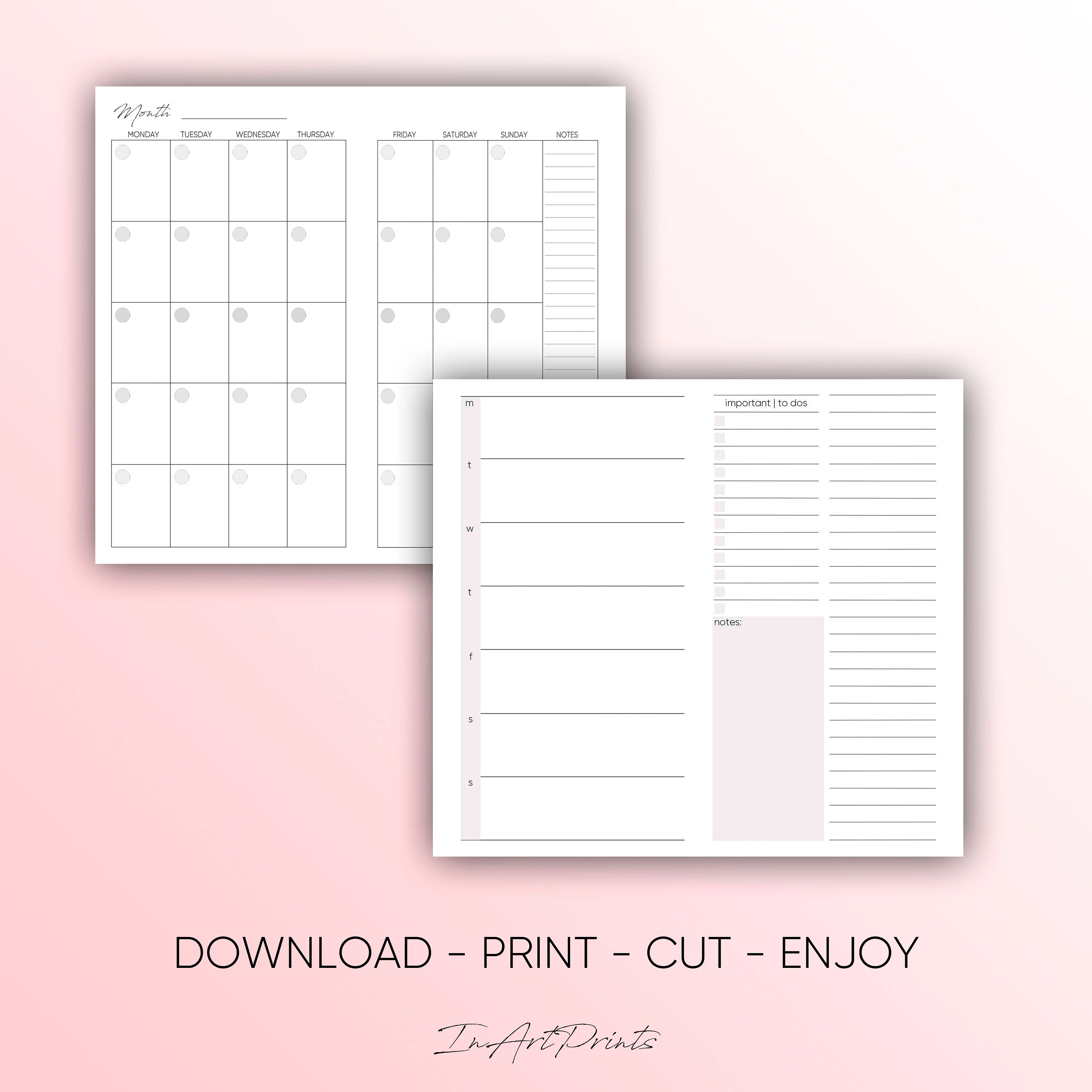 War Binder Christian Planner TN Inserts Prayer Journal - Etsy