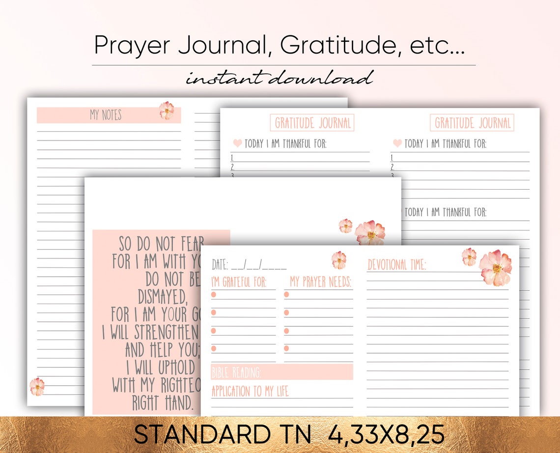 Bible Bible Journaling Prayer Journal Gratitude Journal | Etsy