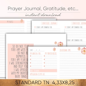 Bible, Bible Journaling, Prayer Journal, Gratitude Journal, Christian ...