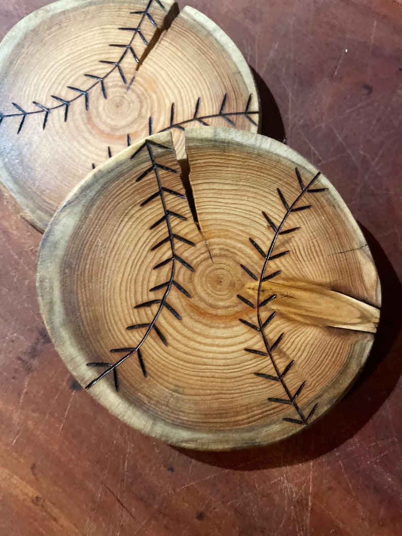 Baseball Coasters Baseball Gifts Sports Gifts Wood Baseball - Etsy