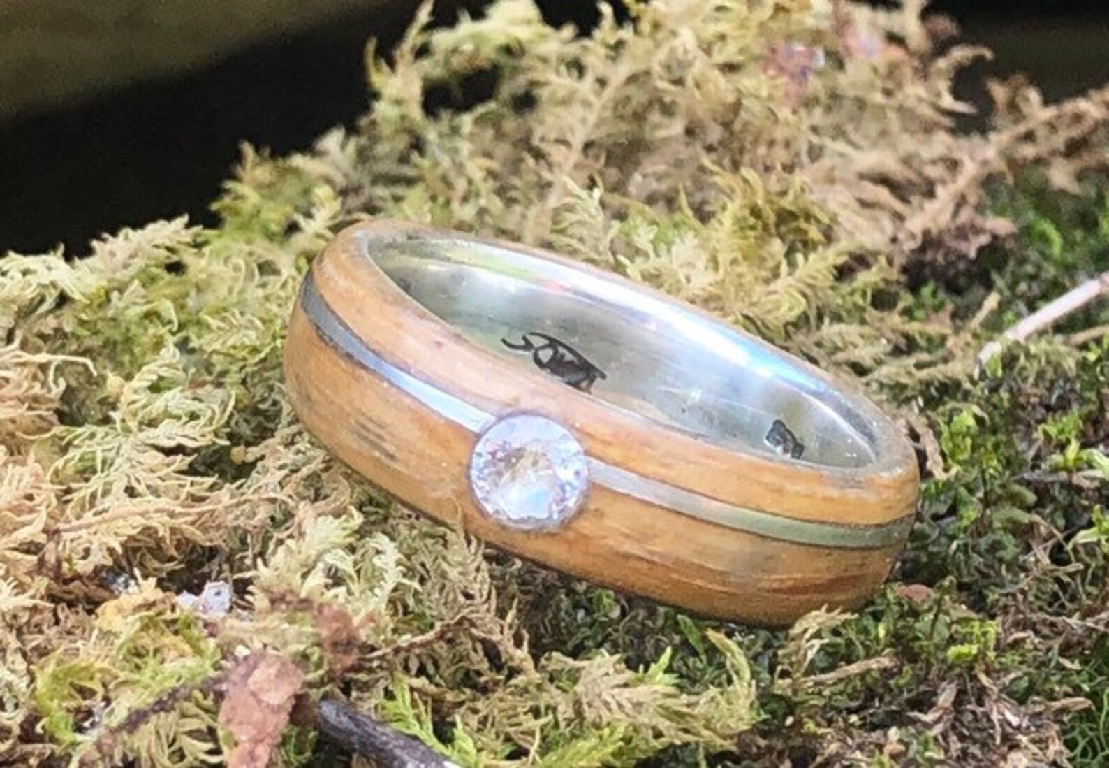 Whiskey Barrel Ring Wooden Ring Whiskey Barrel Wood Ring | Etsy