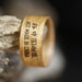 Pyrography Wood Wedding Anniversary Ring - A Recycled Maple Wood Ring ...