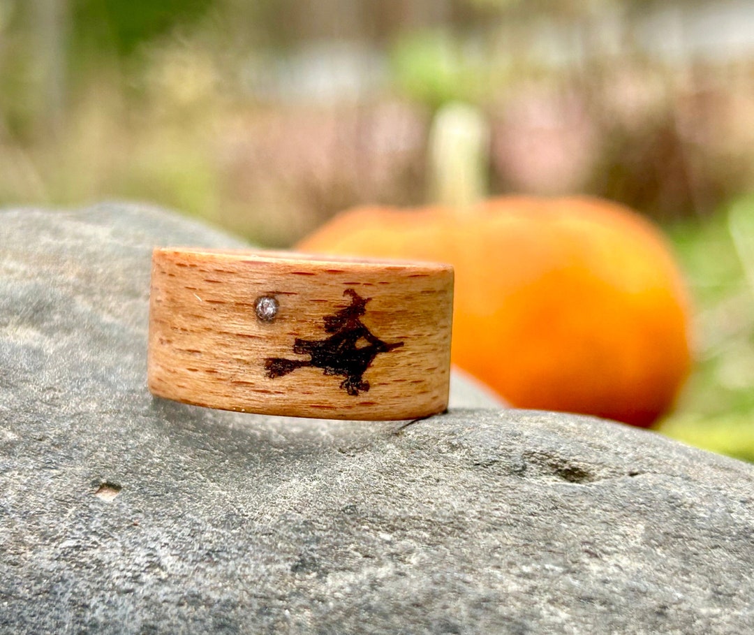 The Witch Ring, the Magic Ring, White Magic Ring, Moon Ring, Moissanite ...