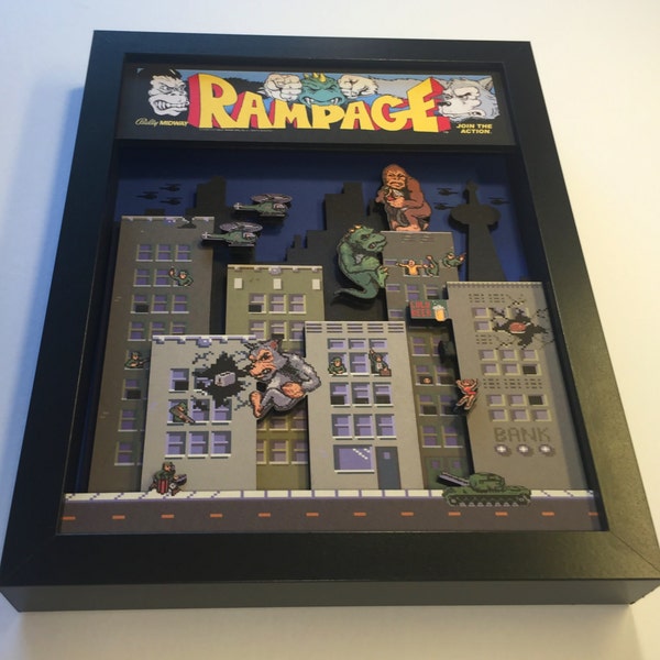 Retro Shadow Box - Etsy
