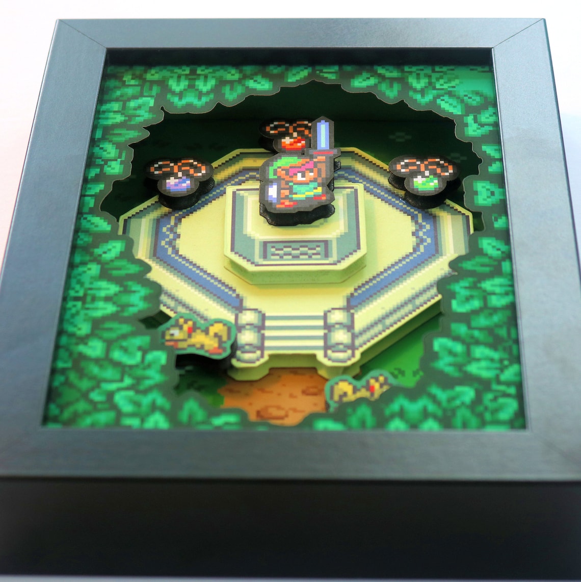 Zelda 3D Shadow Box avec Master Sword de Legend of Zelda: A | Etsy France