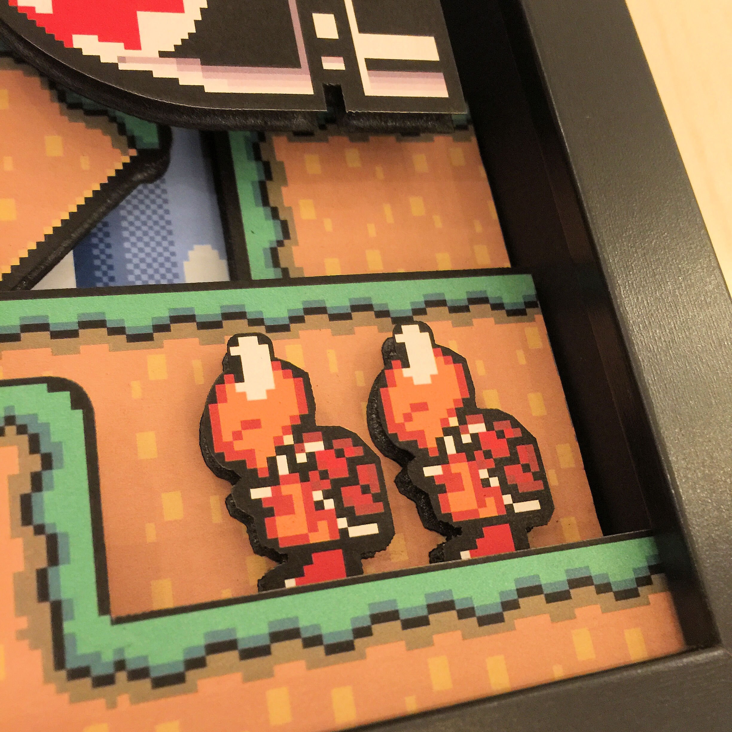 Super Mario World Cube Diorama - Cube Shadow Box - Super Mario - Super ...