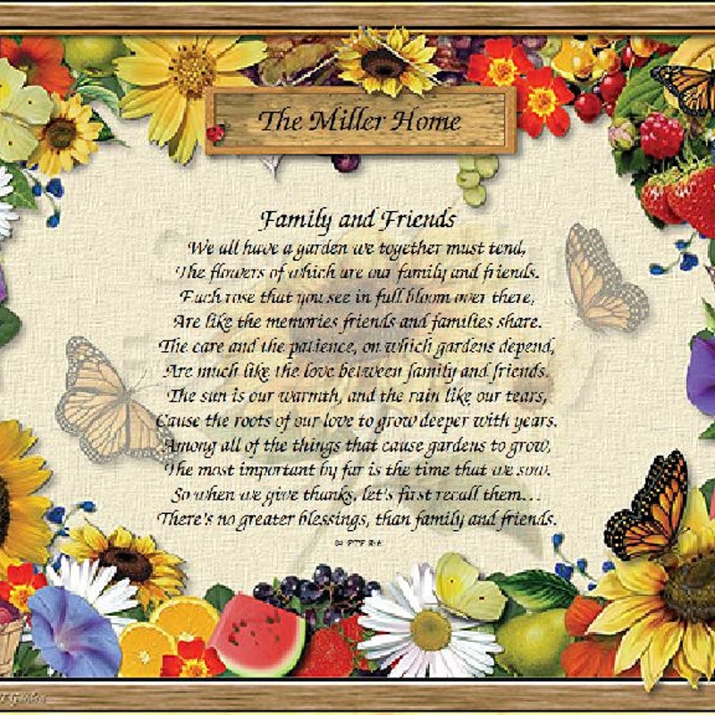 Church Family Poems - Etsy