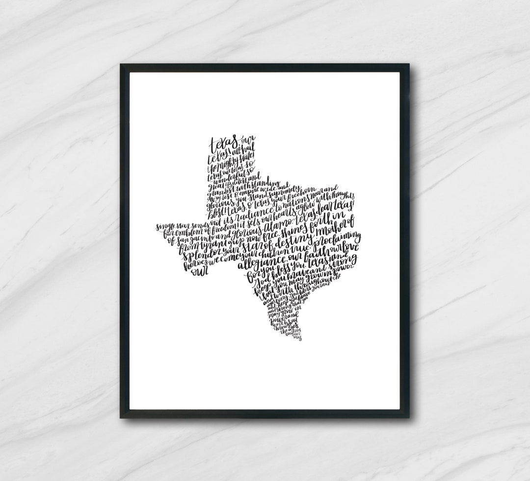 Texas State Song Instant Download - Etsy