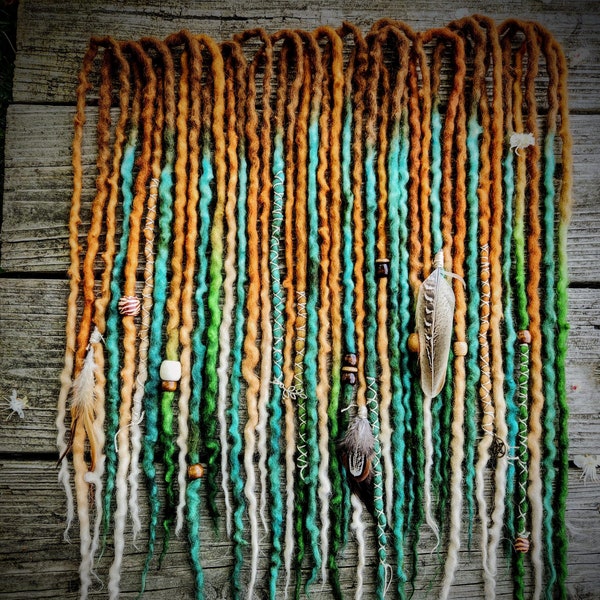 Wool Dreadlock Extensions - Etsy