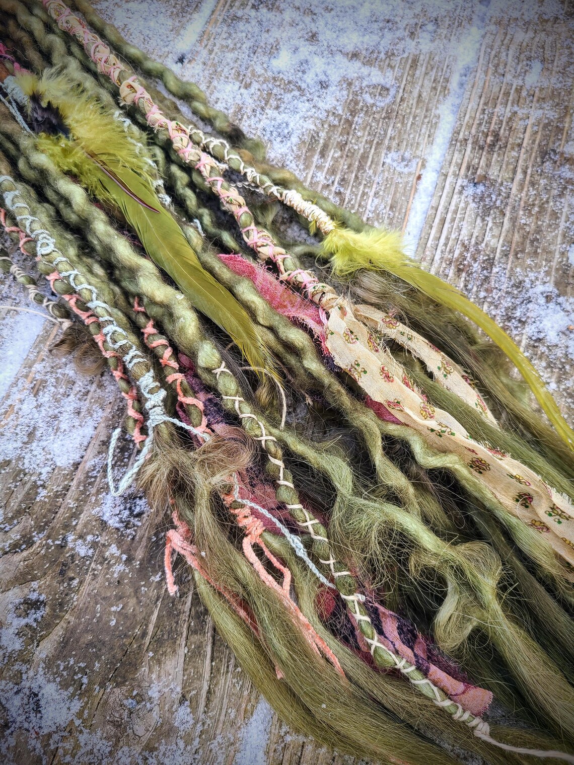 Juniper and Fern Partial Set of Wool Dreadlocks - Etsy