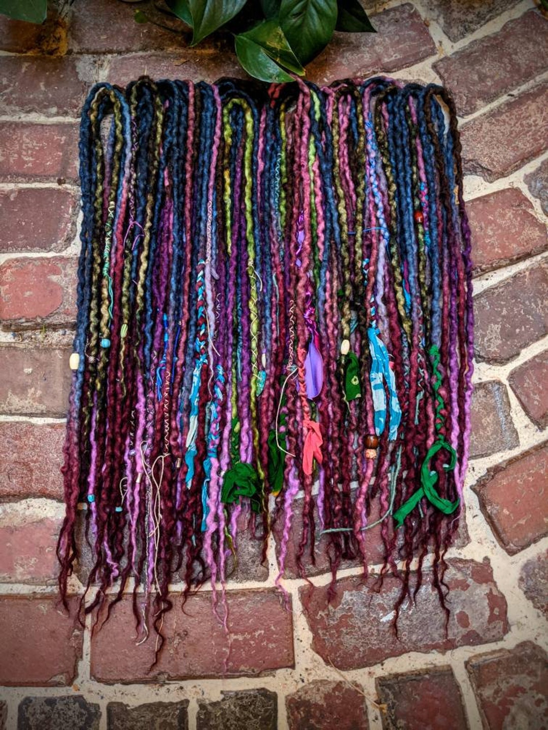 Mermaid Magick Full Set of Wool Dreadlocks - Etsy