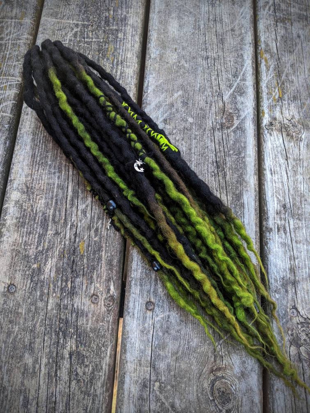 Wicked Partial Set of Wool Dreadlocks - Etsy