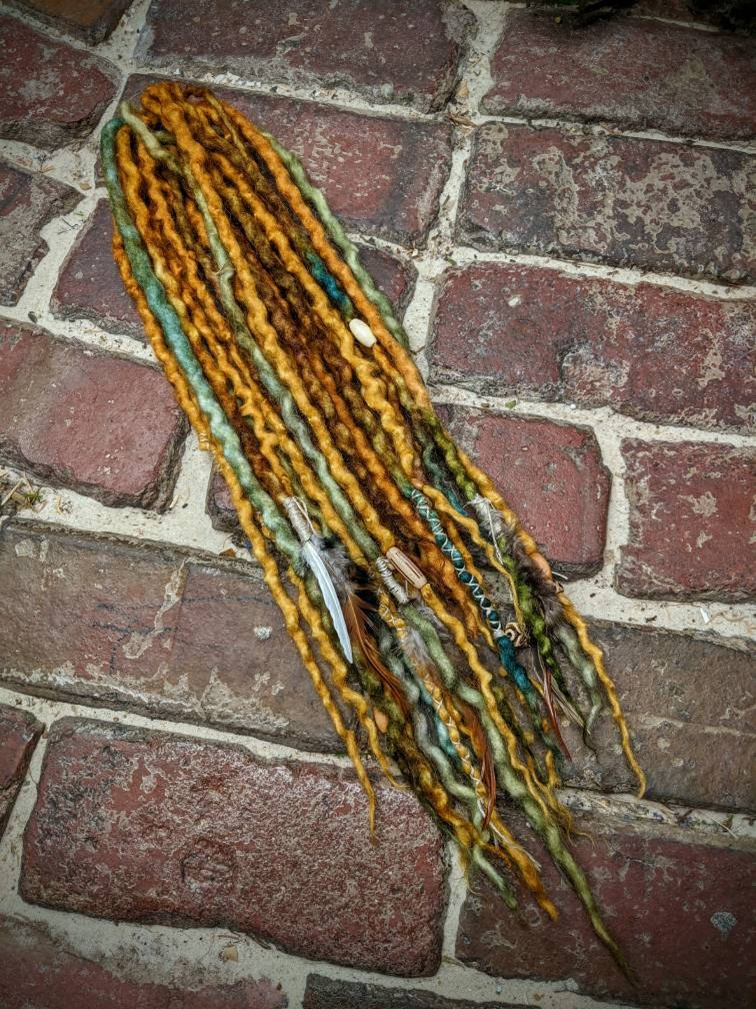 Copper Crone Partial Set of Wool Dreadlocks - Etsy