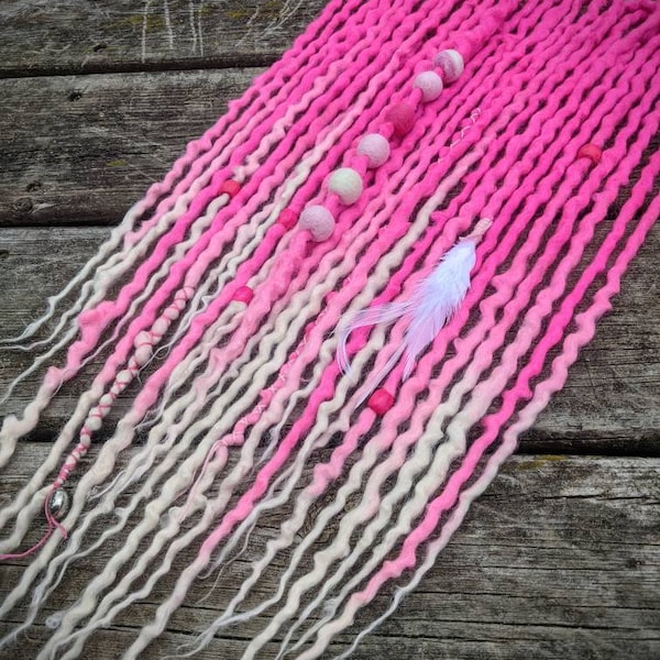 Pink Dreadlocks - Etsy