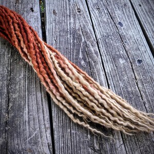 Foxy Lady Partial Set of Wool Dreadlocks - Etsy