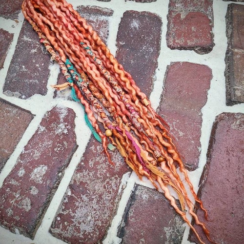 Indigo Goddess Accent Set of Wool Dreadlocks - Etsy