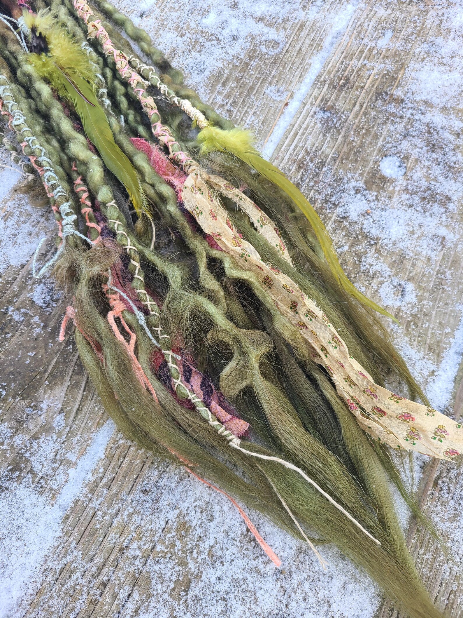 Juniper and Fern Partial Set of Wool Dreadlocks - Etsy