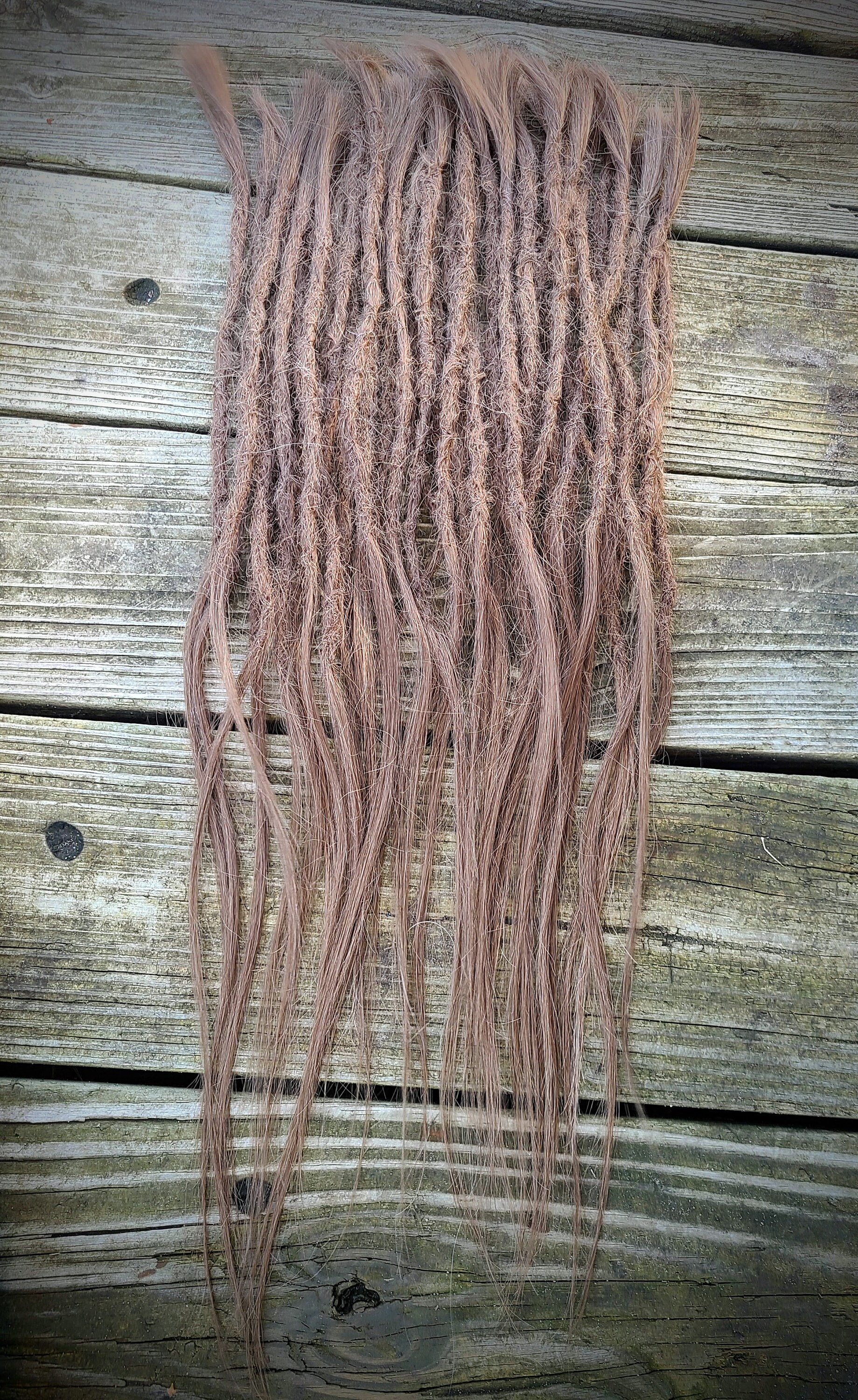 Brown Human Hair Loc Extensions-bundle of 10 - Etsy