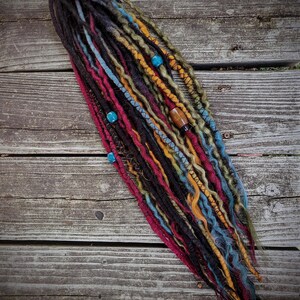 Dark Sprite Half Set of Wool Dreadlocks - Etsy