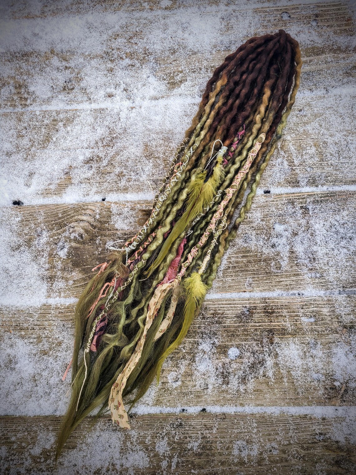 Juniper and Fern Partial Set of Wool Dreadlocks - Etsy
