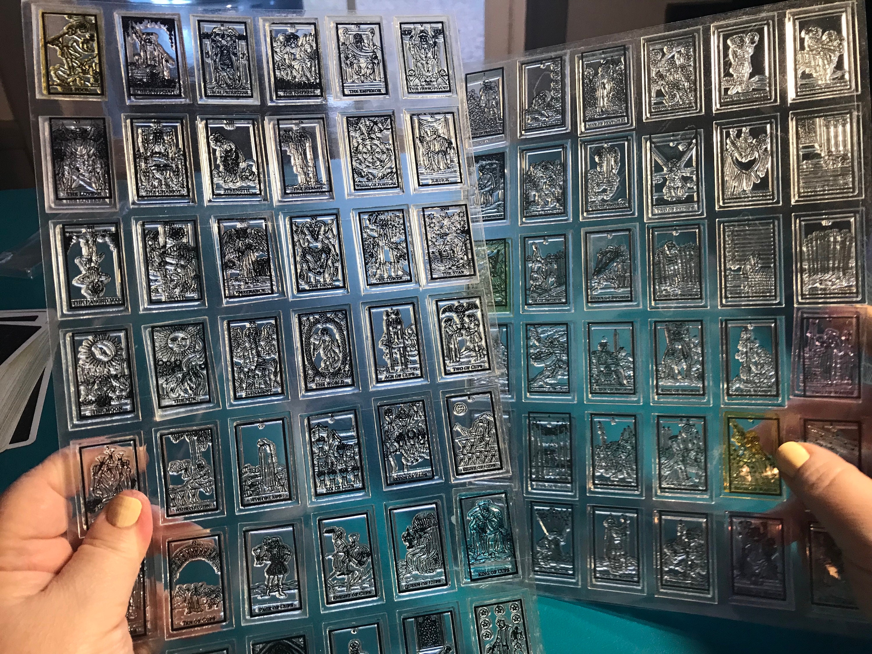 TAROT STAMPS ALL 78 Better Than Tarot Stickers Ryder Waite - Etsy