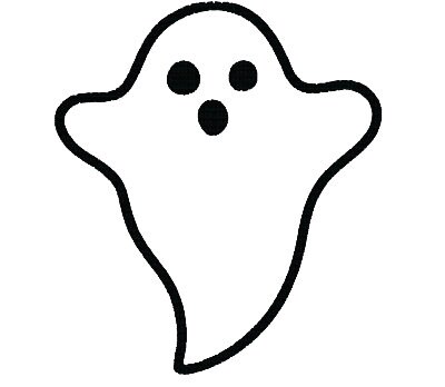 Ghost Outline PES Embroidery Download - Etsy