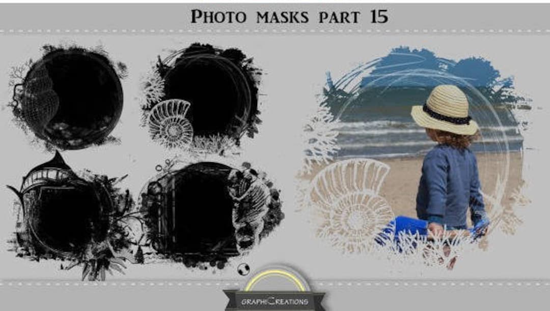 Photoshop Clipping Masks, Photographer Tools, Digital Photo Masks ...