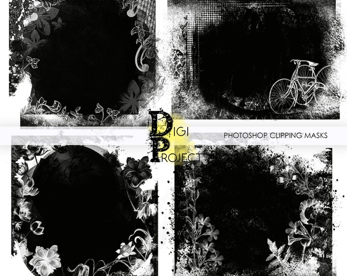 Photoshop Clipping Masks, Photographer Tools, Digital Photo Masks ...