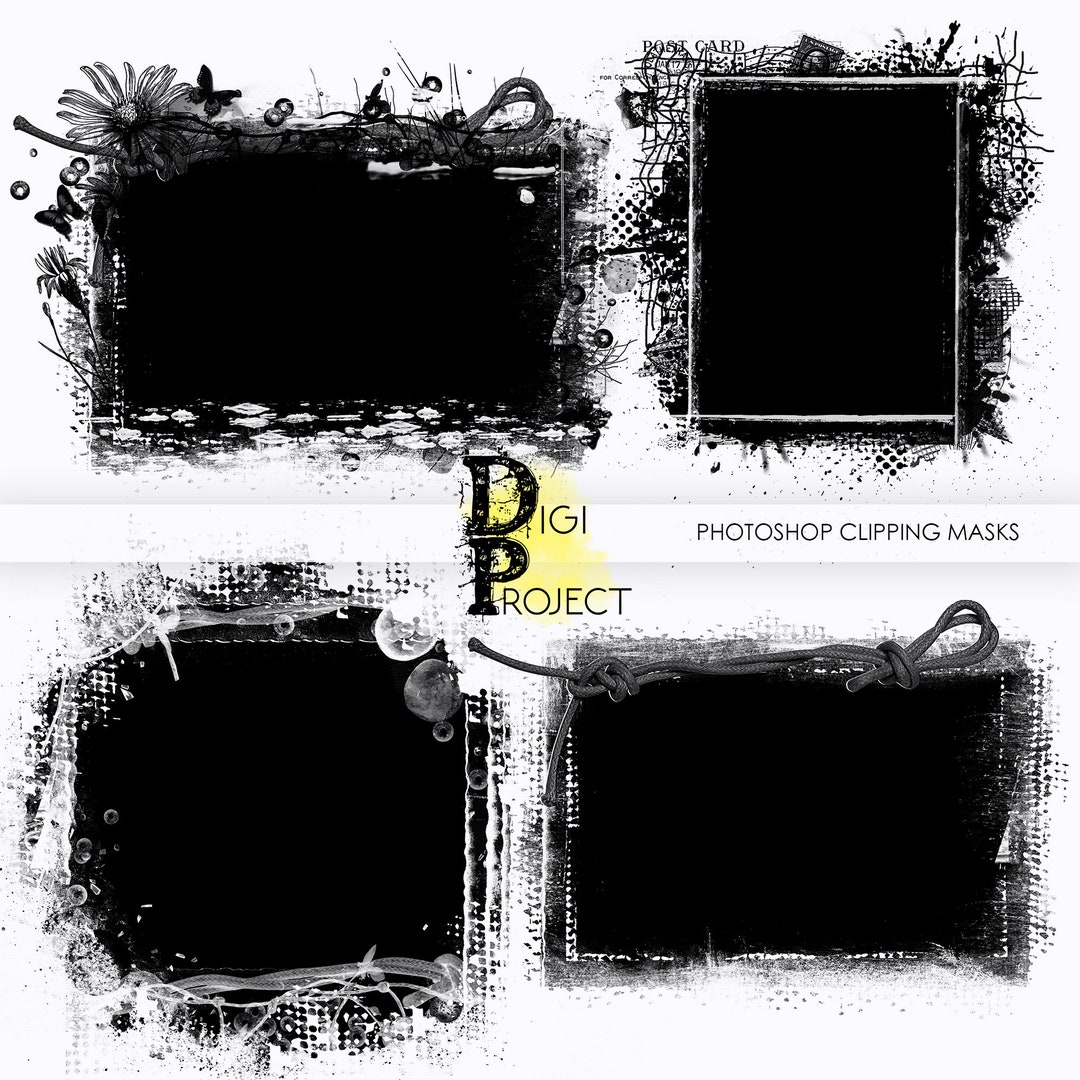 Photoshop Clipping Masks, Photographer Tools, Digital Photo Masks ...