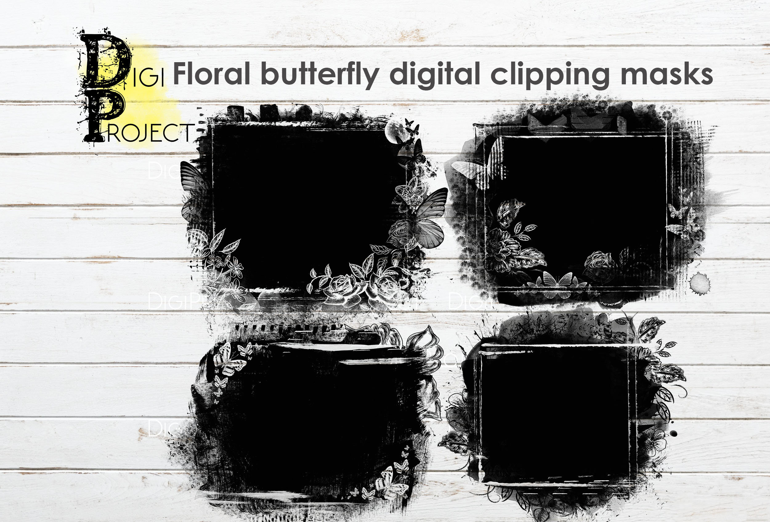 Photoshop Clipping Masks, Photographer Tools, Digital Photo Masks ...
