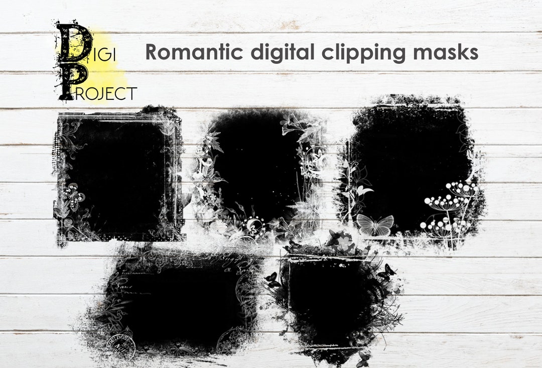 Photoshop Clipping Masks, Photographer Tools, Digital Photo Masks ...