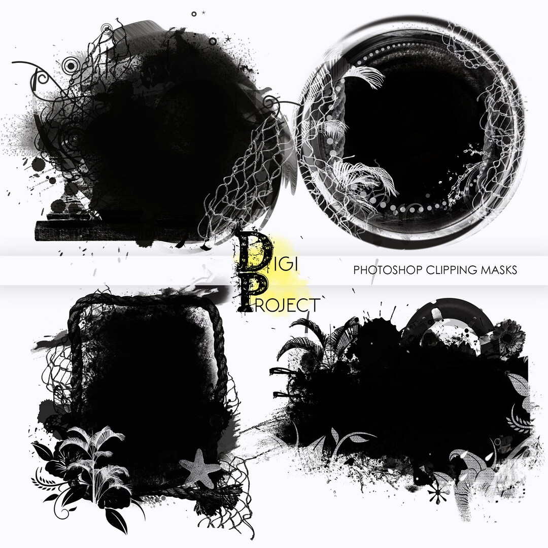 Photoshop Clipping Masks, Photographer Tools, Digital Photo Masks ...