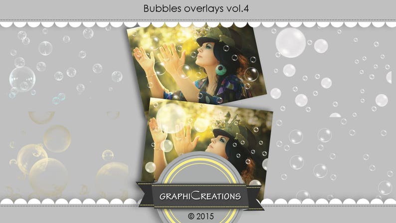 Bubbles Photo Overlays, Digital Overlays, Photoshop Overlays, Summer ...