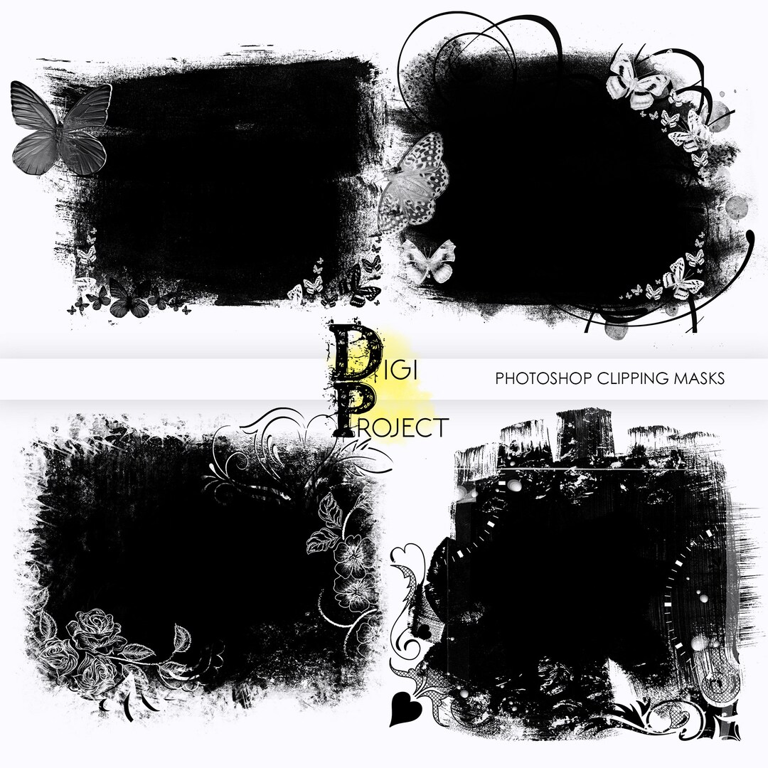 Photoshop Clipping Masks, Photographer Tools, Digital Photo Masks ...