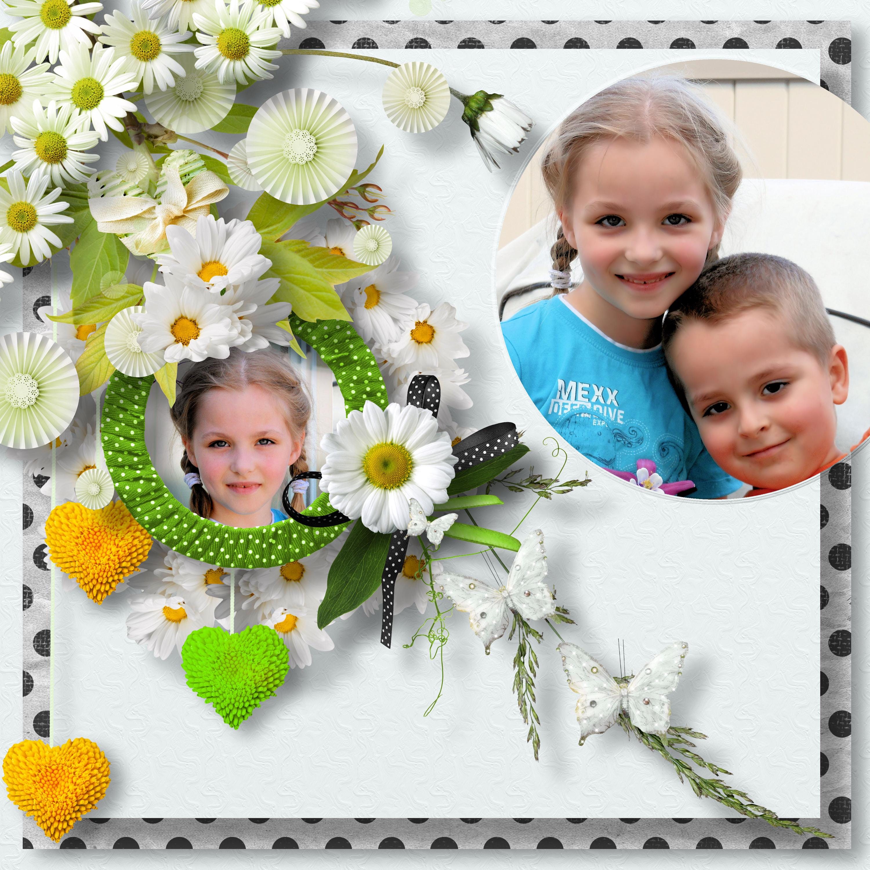 Photo Album Templates, PNG Scrapbook Pages (digital Download) - Etsy