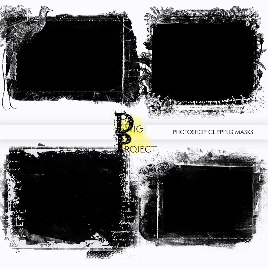 Photoshop Clipping Masks, Photographer Tools, Digital Photo Masks ...