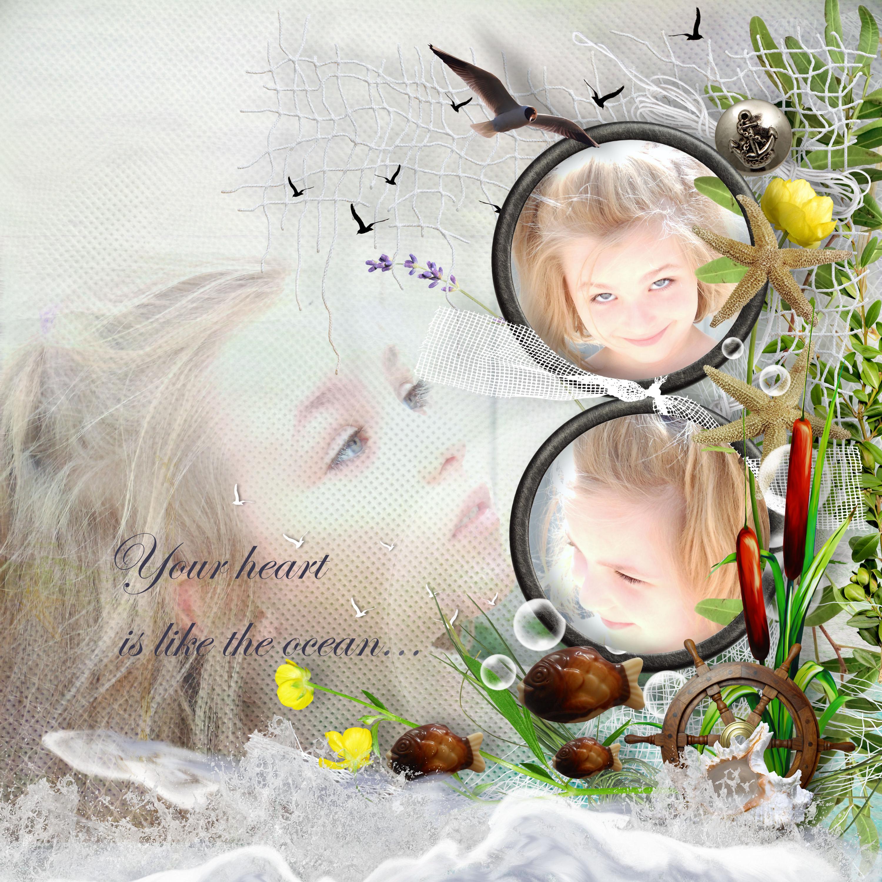Photo Album Templates, PNG Scrapbook Pages (digital Download) - Etsy
