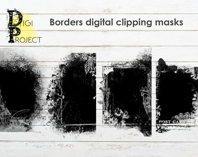 Photoshop Clipping Masks, Photographer Tools, Digital Photo Masks ...