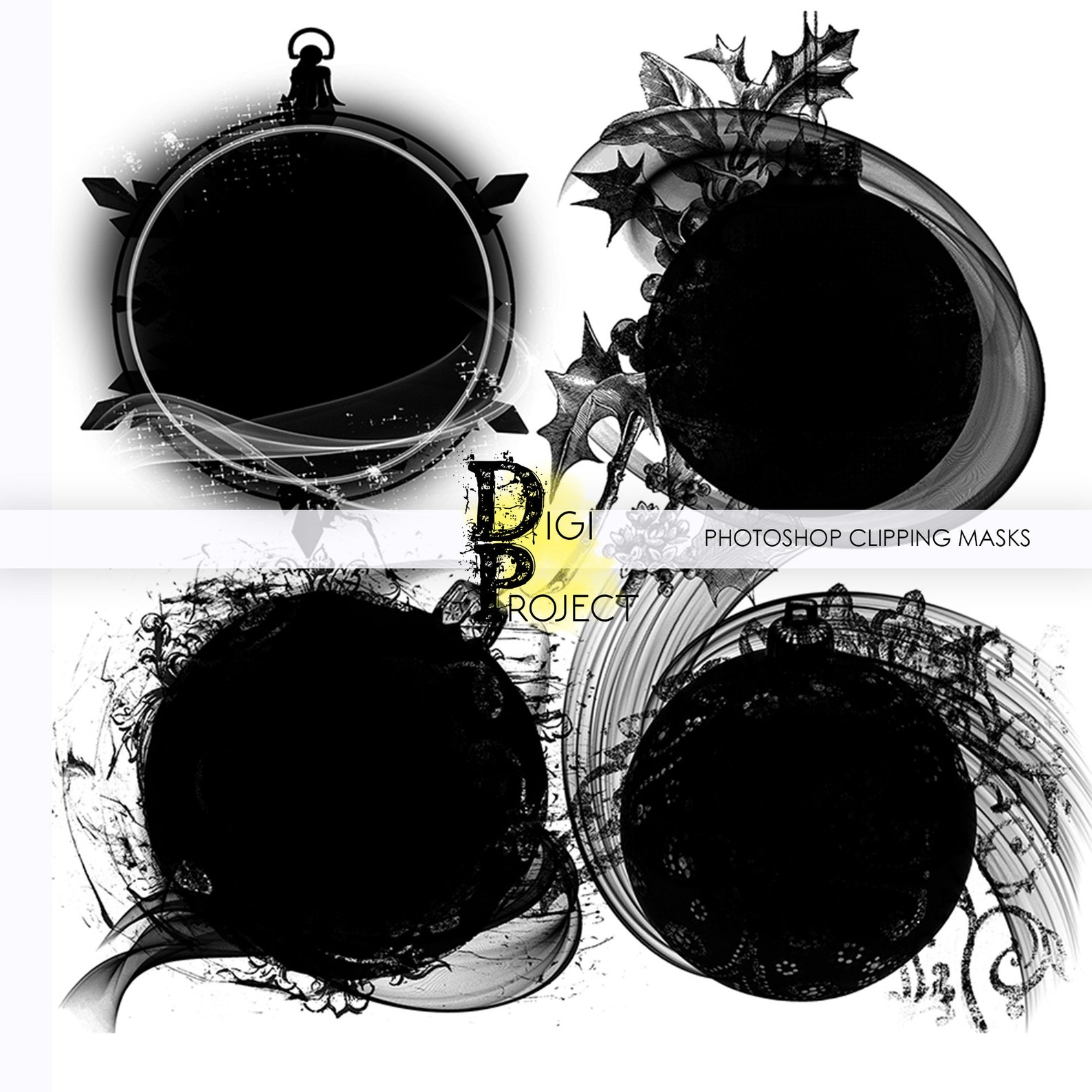 Photoshop Clipping Masks, Photographer Tools, Digital Photo Masks ...