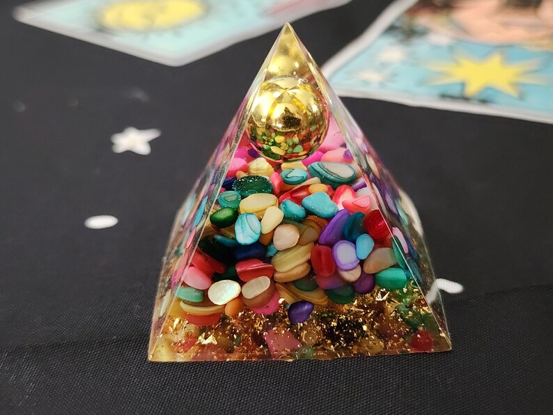 Crystal Pyramids - Etsy