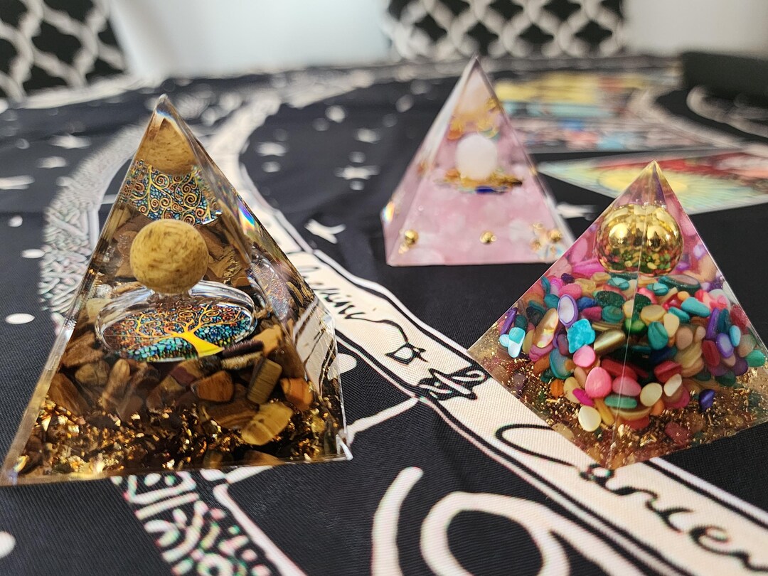 Crystal Pyramids - Etsy