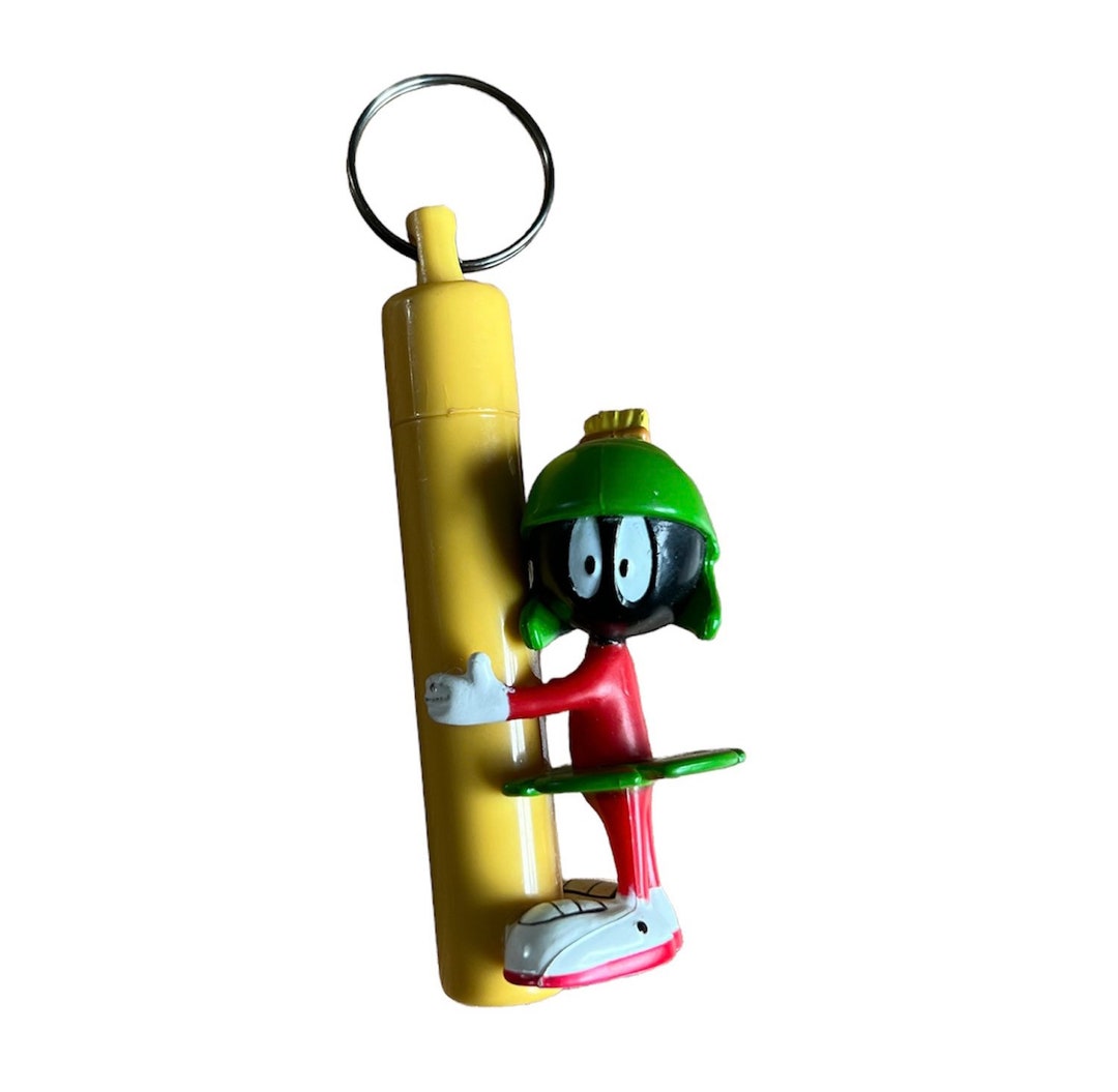 Marvin the Martian Christmas PVC Keychain Flashlight VTG - Etsy