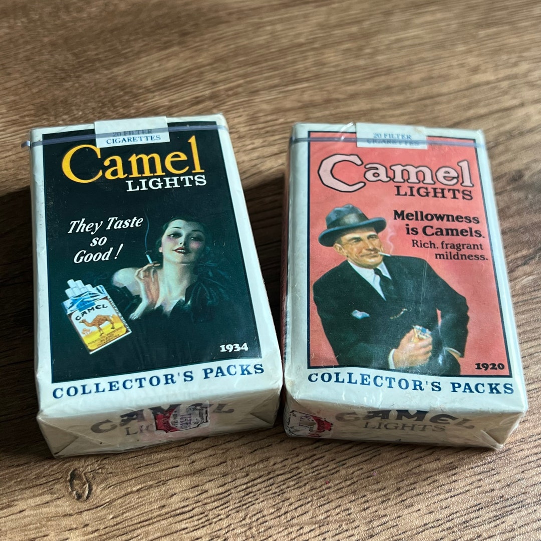 2 Vintage Camel Cigarette Collectors Packs Camel Cash. - Etsy