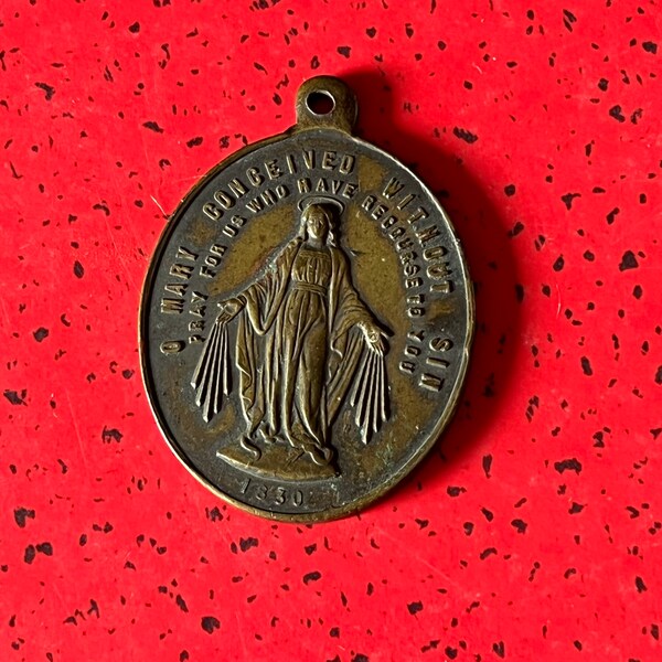 Virgin Mary 1830 - Etsy