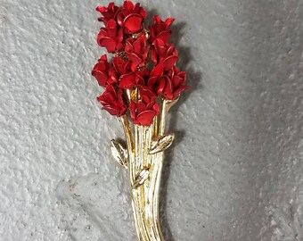 Dozen Rose Brooch - Etsy