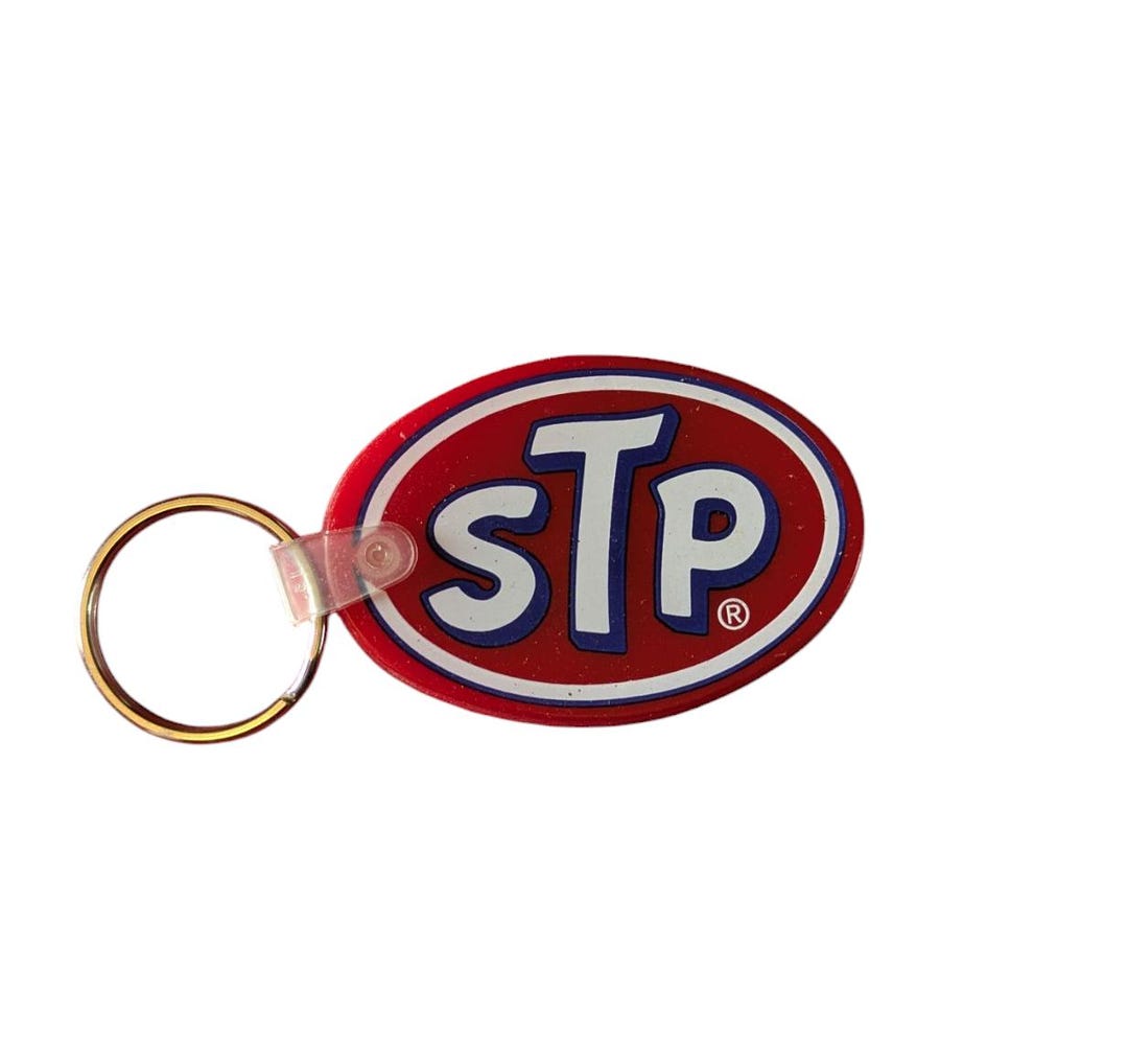Vintage STP Oil Advertising Logo Keychain Key Condition Looks New ...